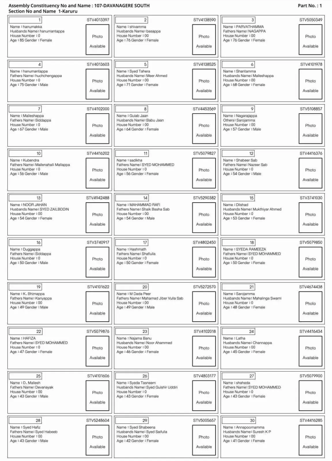 Karnataka SIR Draft Voter List 2026 PDF Released - Check Name ...